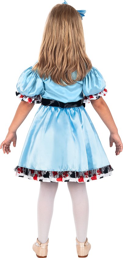 FUNIDELIA Alice in Wonderland Kostuum voor meisjes - Maat: 97 - 104 cm ...