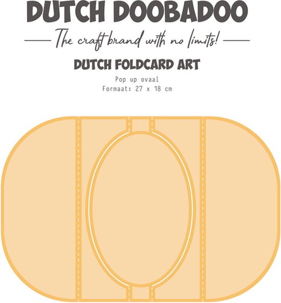 DDBD Fold Card-Art Pop-up ovaal | bol