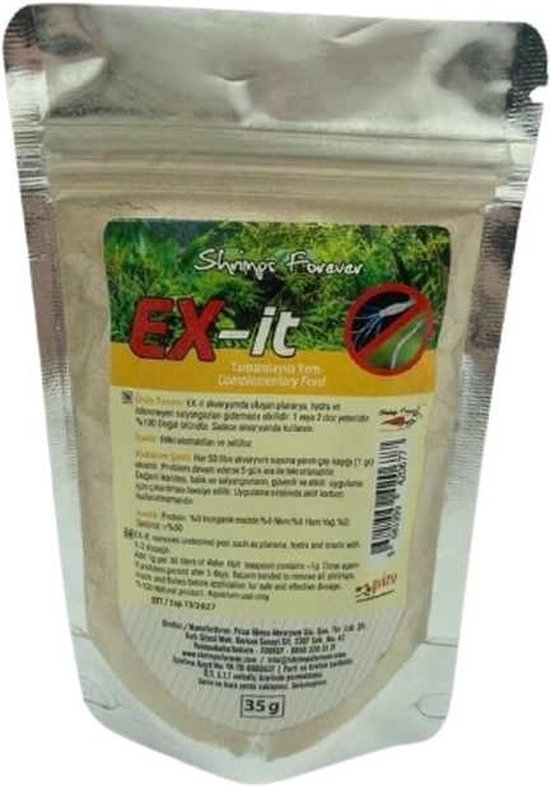 Shrimps Forever Ex-it - Bestrijdt Planaria, Hydra en Slakken in uw ...