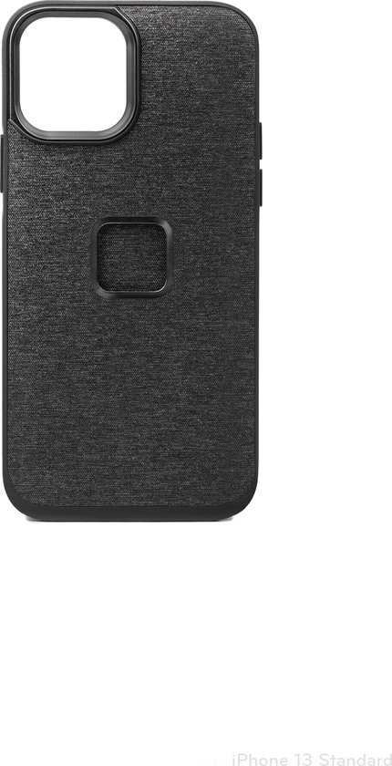 Peak Design - Mobile Everyday Fabric Case iPhone 13 - Charcoal | bol