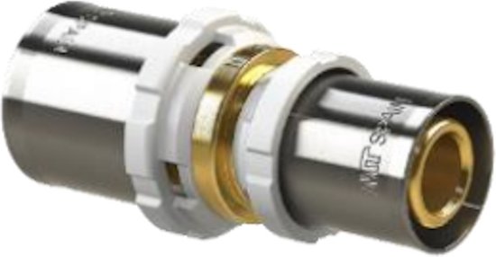 Perskoppeling verloop 25x2.5 - 20x2 | bol