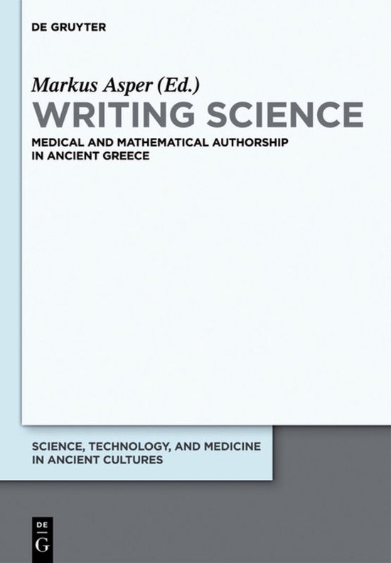 Writing Science | 9783110295054 | Markus Asper | Boeken | bol