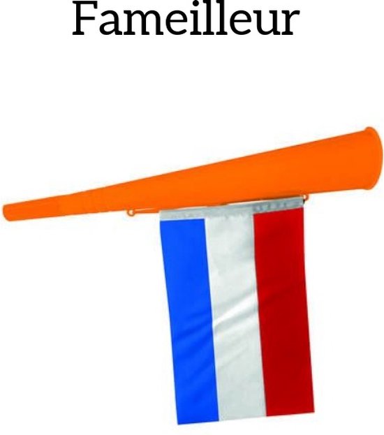 Fameilleur toeter met vlag Nederland- Ek 2024- koningsdag-feest ...