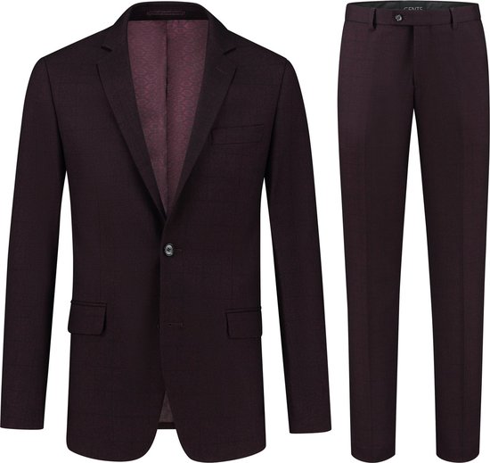 Gents - Pak ruit donkerrood - Maat 28 | bol