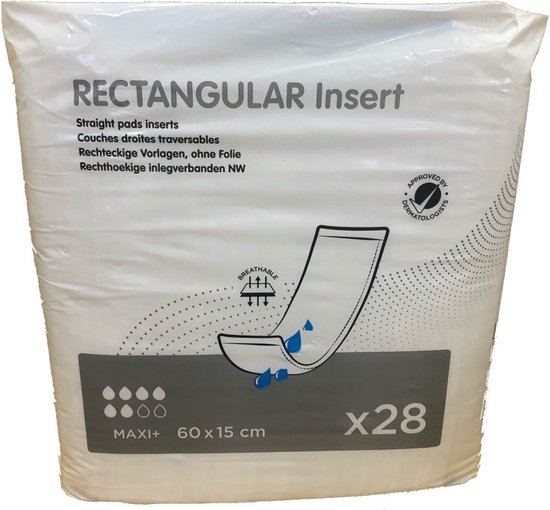 ID Rectangular Insert Maxi+ 15 x 60 cm 15 x 60 cm - 4 pakken van 28 ...