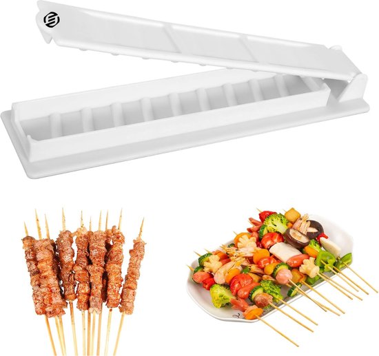 Equivera Kebab Maker - Spiesmaker - Hittebestandig - Sate Maker - Spies ...