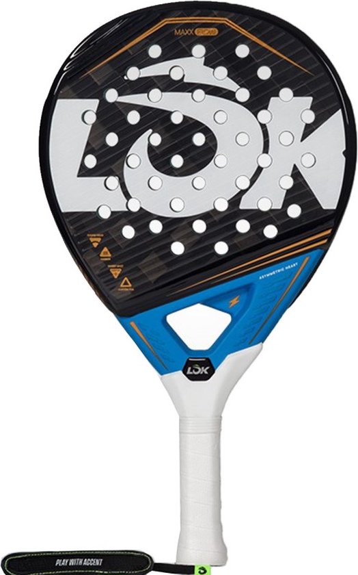 LOK Maxx Flow - 18K (Rond) - 2024 padel racket | bol