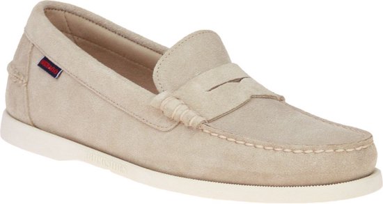 Sebago Dan Boat Flesh Out Beige Camel | bol