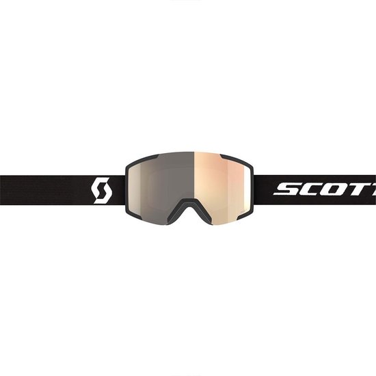 Scott Shield LS skibril zwart/brons - lenscat. fotocrhoom(meekleurend ...