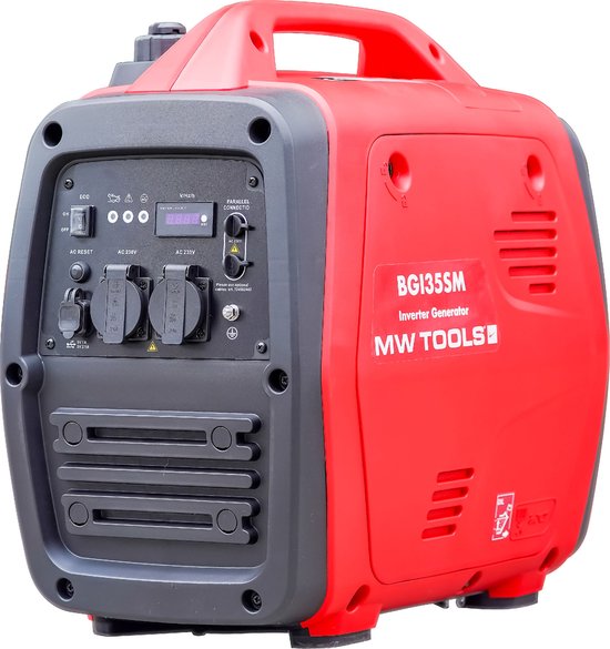 Geluidsarme benzine inverter generator 3,5 kW 230 V. MW Tools BGI35SM | bol