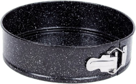 Mini bakvorm met Marmer look - Zwart / Grijs - Metaal - 12 x 12 cm ...