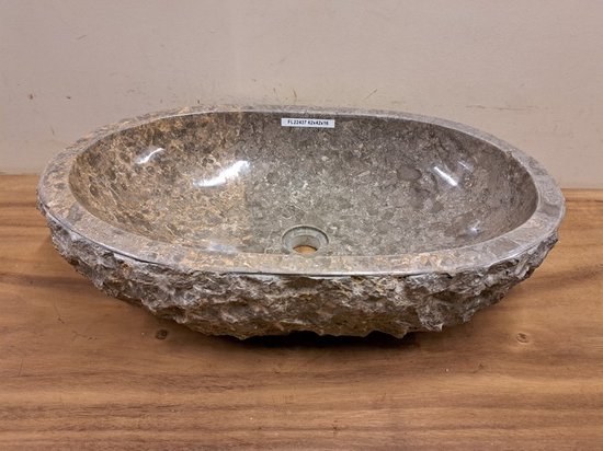 Waskom Marmer - 62x42x15cm - FL22437 | bol