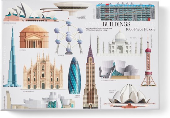 Printworks Legpuzzel - 1000 stukjes - Iconische Gebouwen | bol