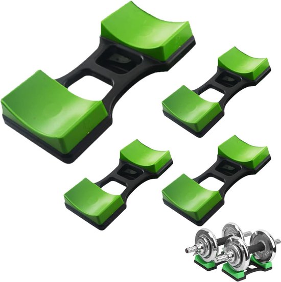 4 stuks halters, vloerbescherming, fitness, halterhouder voor gebruik ...