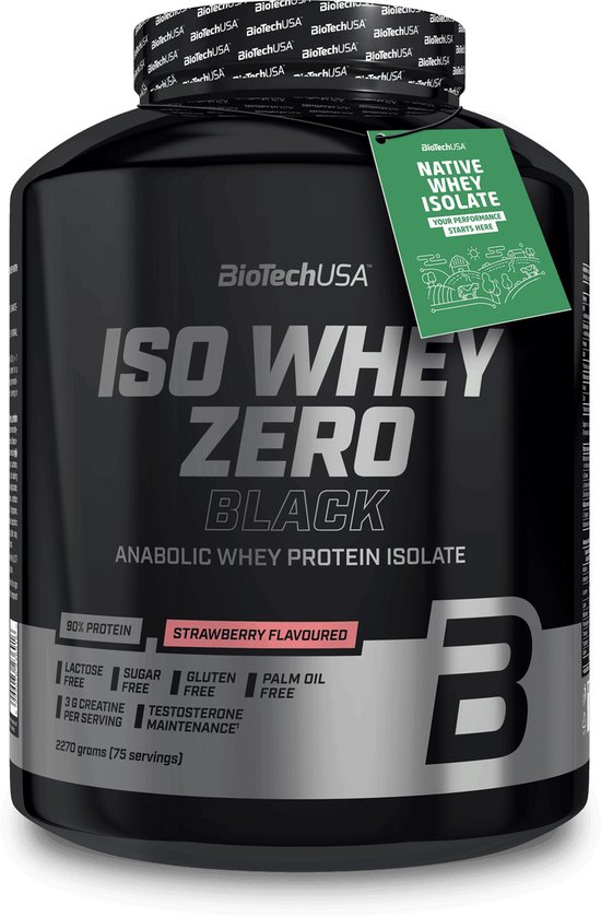 Protein Poeder - Iso Whey Zero Black - 2270g - BiotechUSA - 2270g ...
