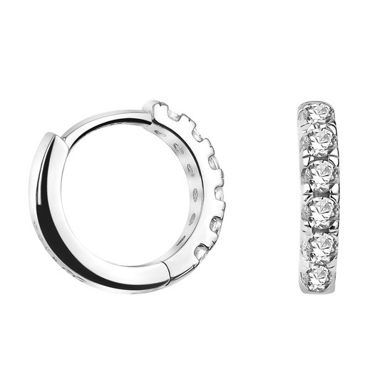 Sofia Milani - Dames Oorbellen 925 Zilver - Creolen | bol