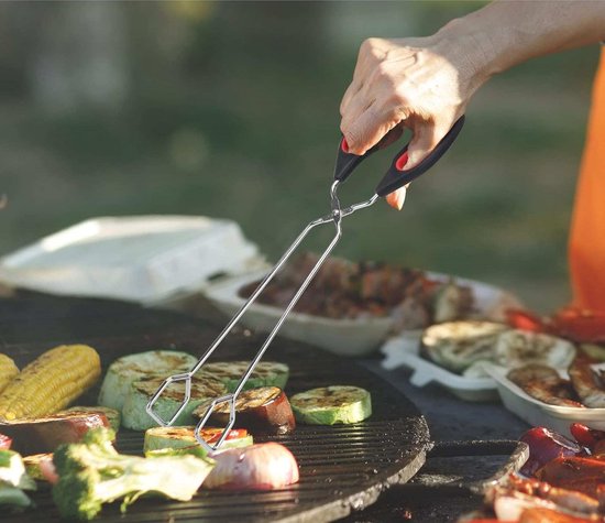 BBQBuddies Schaar Tang - BBQ Tang - Tangschaar - BBQ Tang RVS | bol