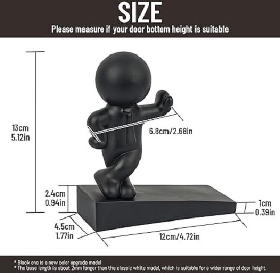 Leuke Deurstopper, 2 stuks decoratieve Buddy Deurstopper, effectief om ...