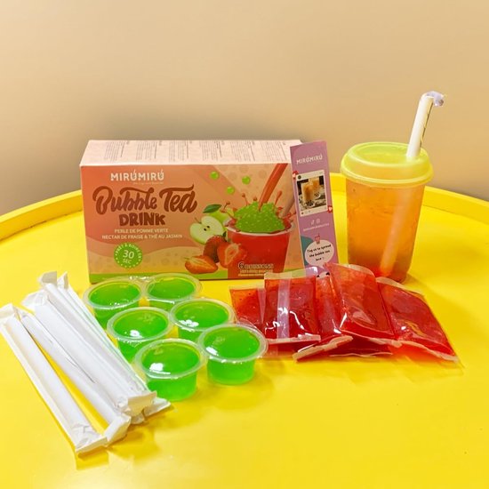 Bubble Tea Boba Kit XL Compleet - Mango - Passievrucht - Oolong Thee ...