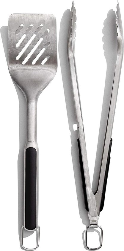 Barbecueset met bakspaan en tang van OXO Good Grips Barbecue | bol