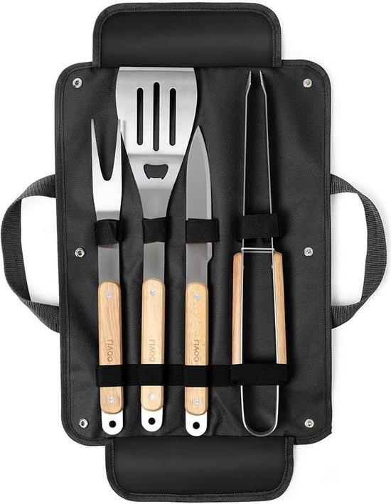 Set van 4 barbecue accessoires - Praktisch en compleet barbecue set | bol