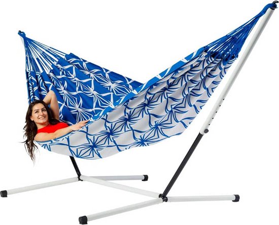 Hangmat Stars of the Universe met stalen frame - 400 x 180 cm - Luilak ...