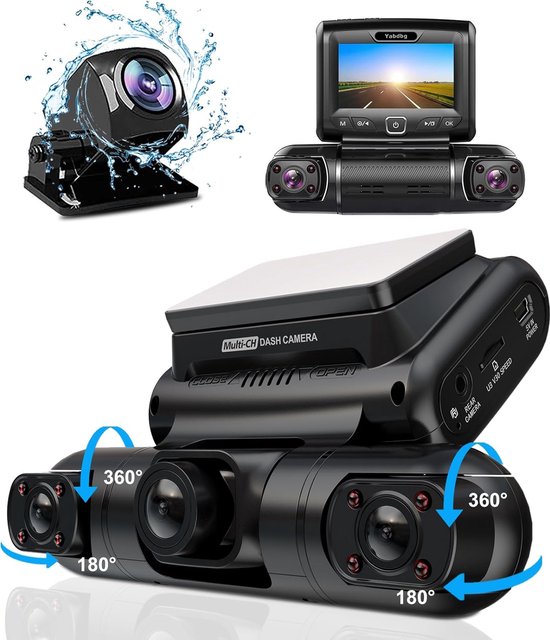 Autocamera met Parkeermodus en Nachtzicht - Groothoeklens - Full HD ...