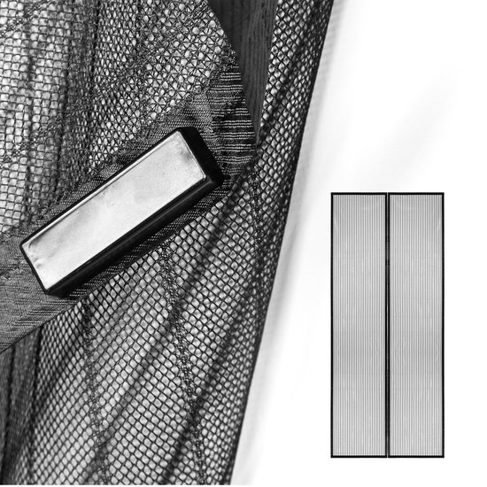 Magnetische Deurhor - 90 x 210 cm - Insectenhor Horgordijnen ...