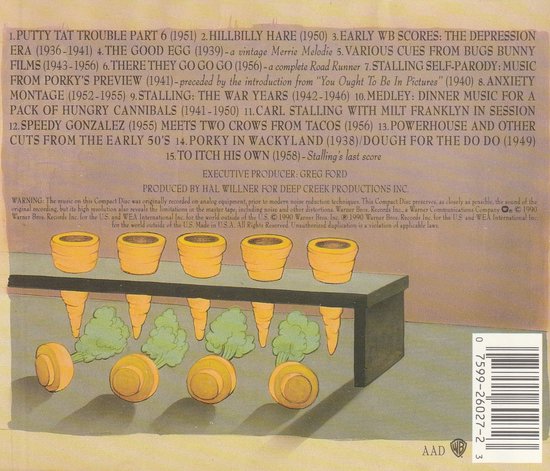 Music From Wb Cartoons, Carl -project- Stalling | CD (album) | Muziek | bol