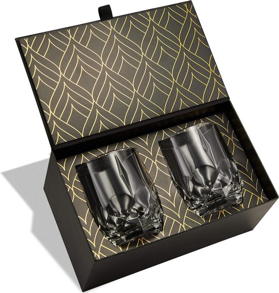 whisky lux Bohemian Crystal Whiskey Glazen - Europese Made Set van 2 ...