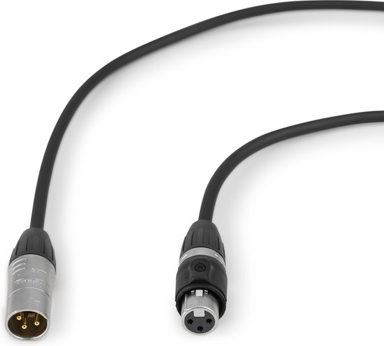 Câble DMX PD Connex IP65 étanche - 3 broches Male/ Femelle - 1,5 mètres ...