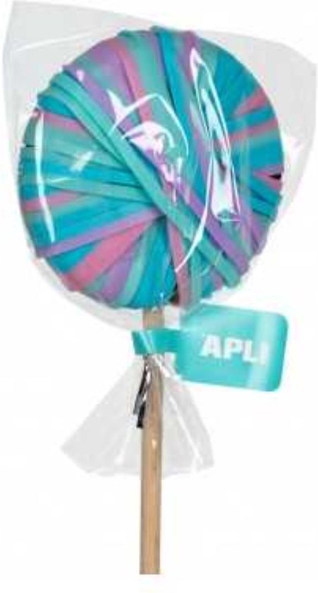 Apli - lekstok van elastieken - 4 kleuren - 100 stuk | bol