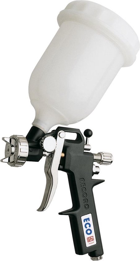 CriKo verfspuit 2200 ECO voor compressor - Bovenbeker 750 ml - Spuitkop ...