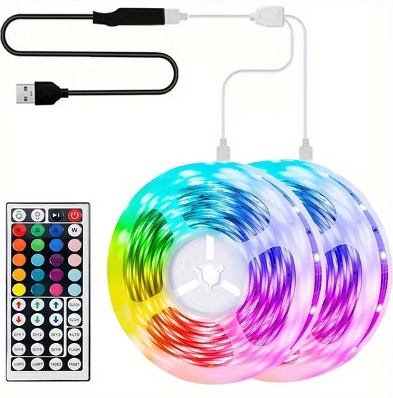 RGB LED Strip 40 Meter (2x20) – Lightstrip – Led Strips – Led Strip ...