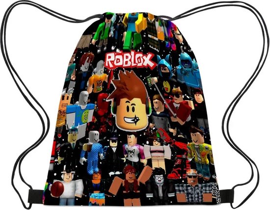 Roblox - XL Gymtas - BOY - Rugzak - Groot - Rugtas - tas met trekkoord ...
