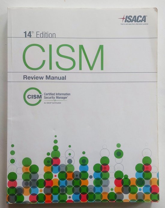 CISM Review Manual 14th edition, Isaca | 9781604203691 | Boeken | bol