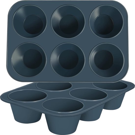 Muffinvorm siliconen grote muffin bakvorm 2 stuks muffinvormpjes ...
