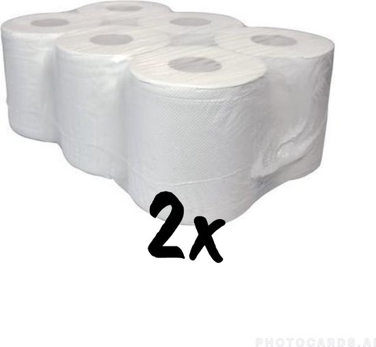 Handdoekrol - Poetsrol - 300m 1laags 12 rollen 18cm | bol