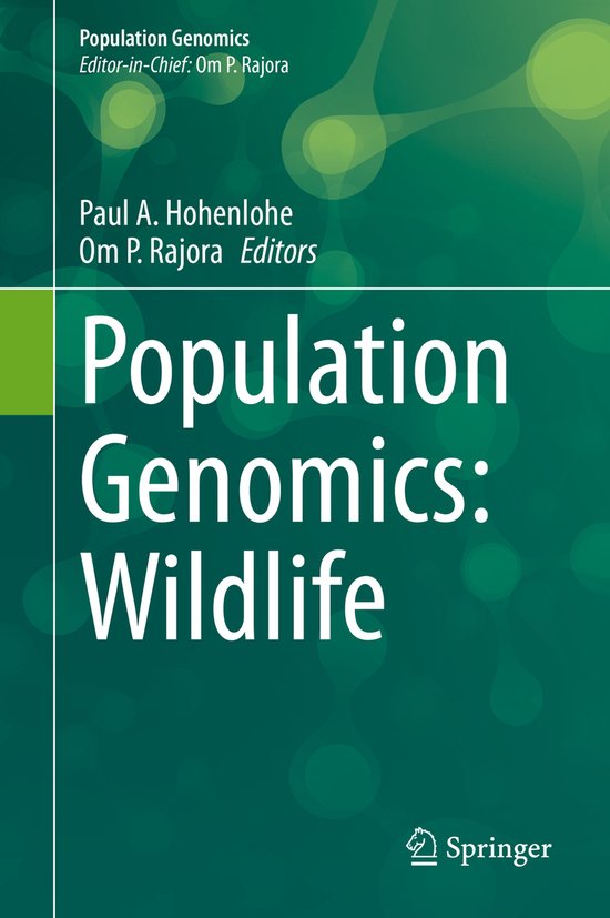 Population Genomics Wildlife | 9783030634889 | Boeken | bol