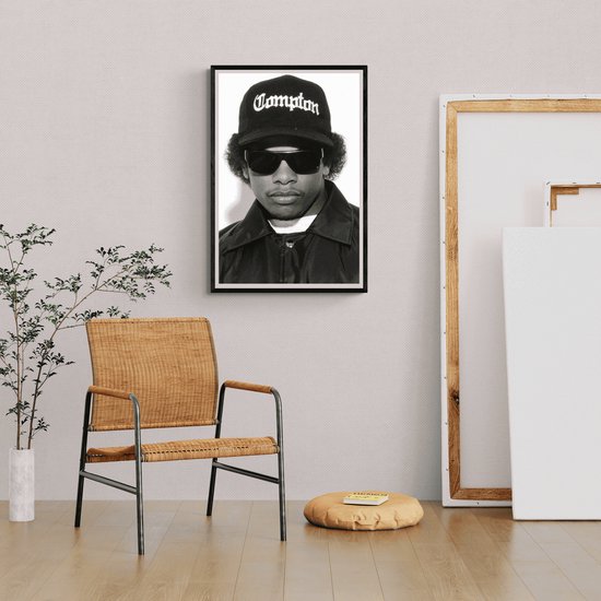 Eazy E Poster - Zwart Wit - Muziek - Rap - NWA - Muziek - Artiest ...