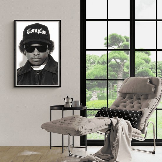 Eazy E Poster - Zwart Wit - Muziek - Rap - NWA - Muziek - Artiest ...