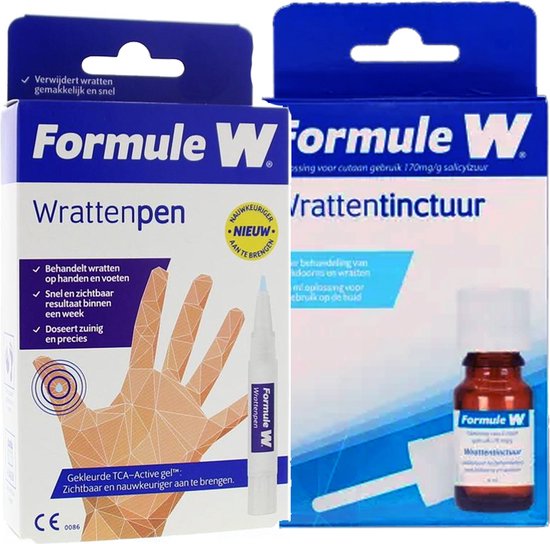 Wrat verzorging: Formule W 1x pen en 1x aanstip vloeistof | bol
