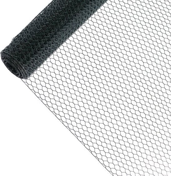 Kippengaas 13x13mm 1mm 50cm 50m Zwart | bol