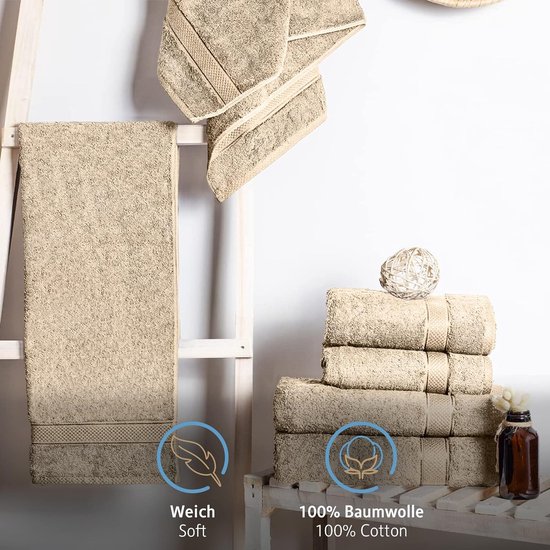 Luxe handdoekenset van katoen / Set Premium Handdoeken, Ultra Zacht en ...