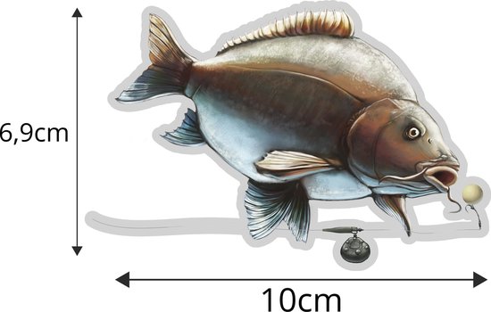 Carpyshot - Karper sticker - Dikke spiegelkarper - Ronnie rig ...