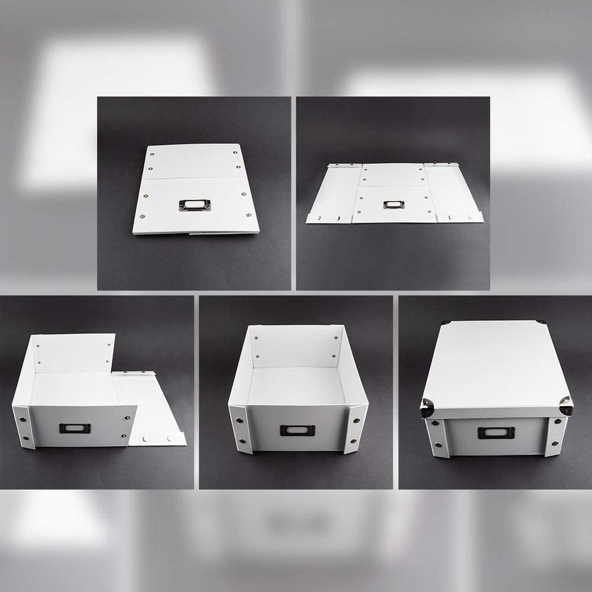 Ideen mit Herz Opbergdozen, set van 3, opbergdoos met deksel ...