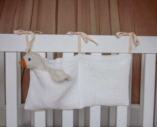 Boxopbergzak - Off white - 38x20cm - katoen - wit/beige - baby - boxtas ...