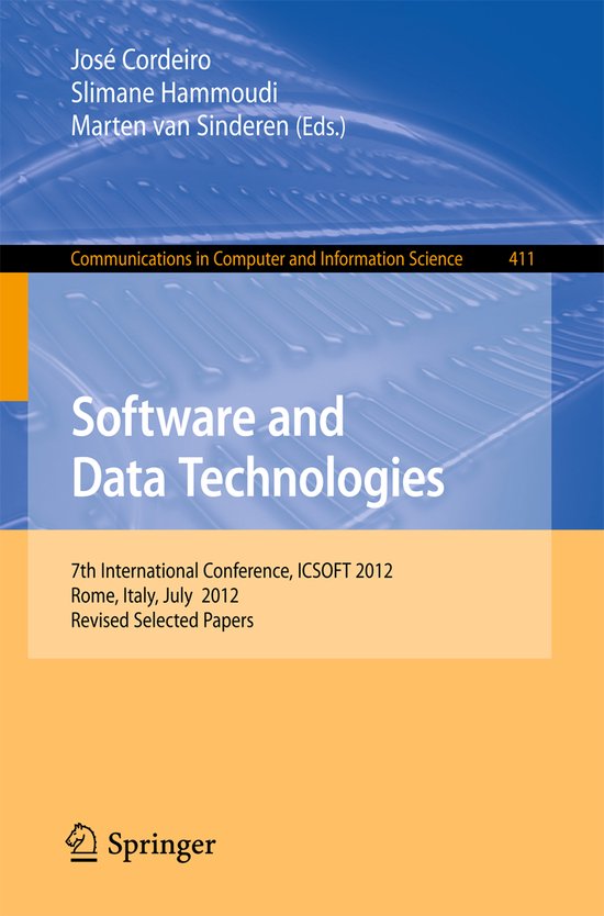 Communications in Computer and Information Science- Software and Data ...