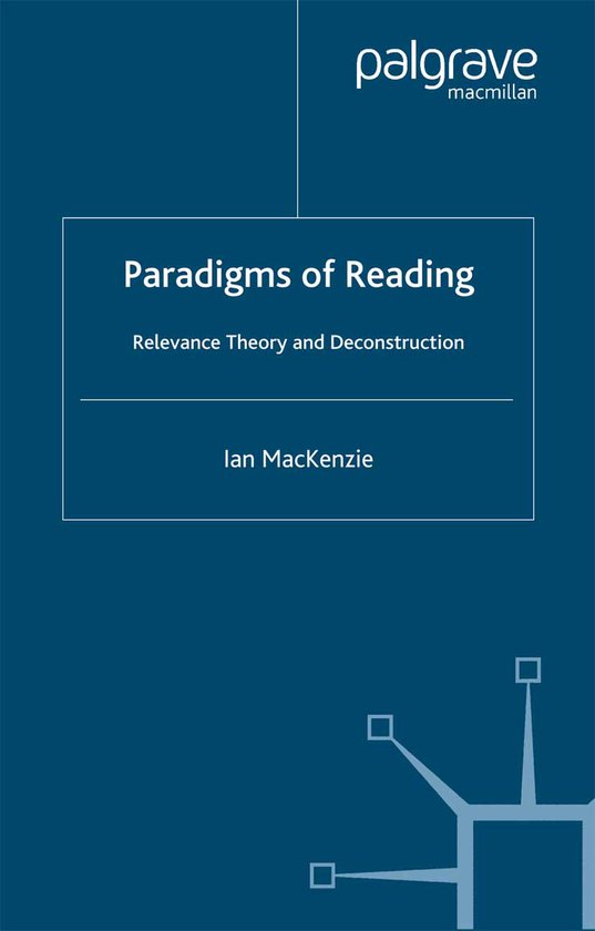 Paradigms of Reading, I. MacKenzie | 9781349428410 | Boeken | bol.com
