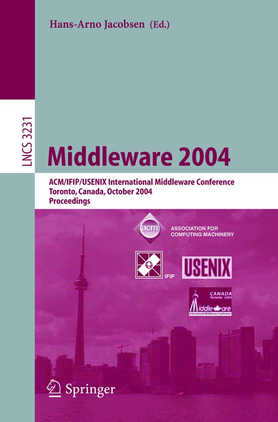 Middleware 2004 | 9783540234289 | Acm/Ifip/Usenix International Middleware | Boeken | bol